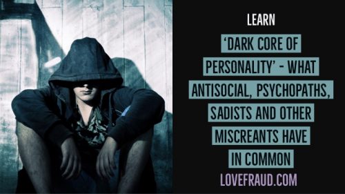 'Dark core of personality' — what antisocials, psychopaths, sadists and ...